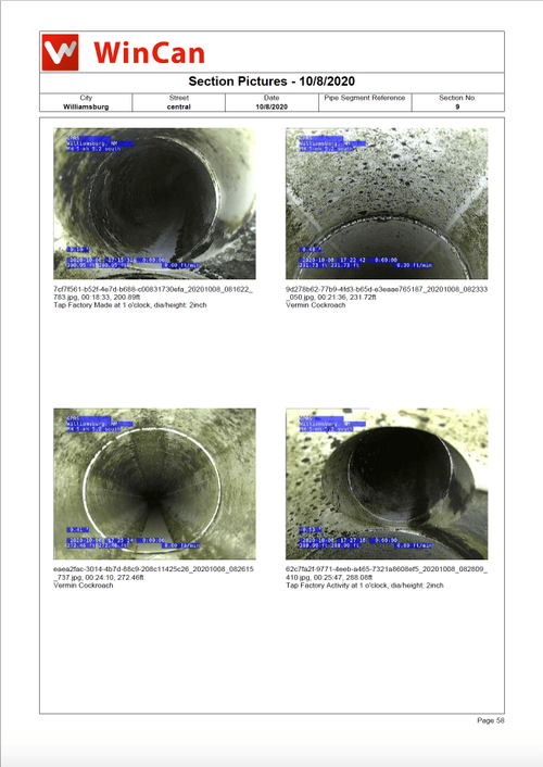 GPRS CCTV Video Pipe Inspection Services for Sewer & Laterals