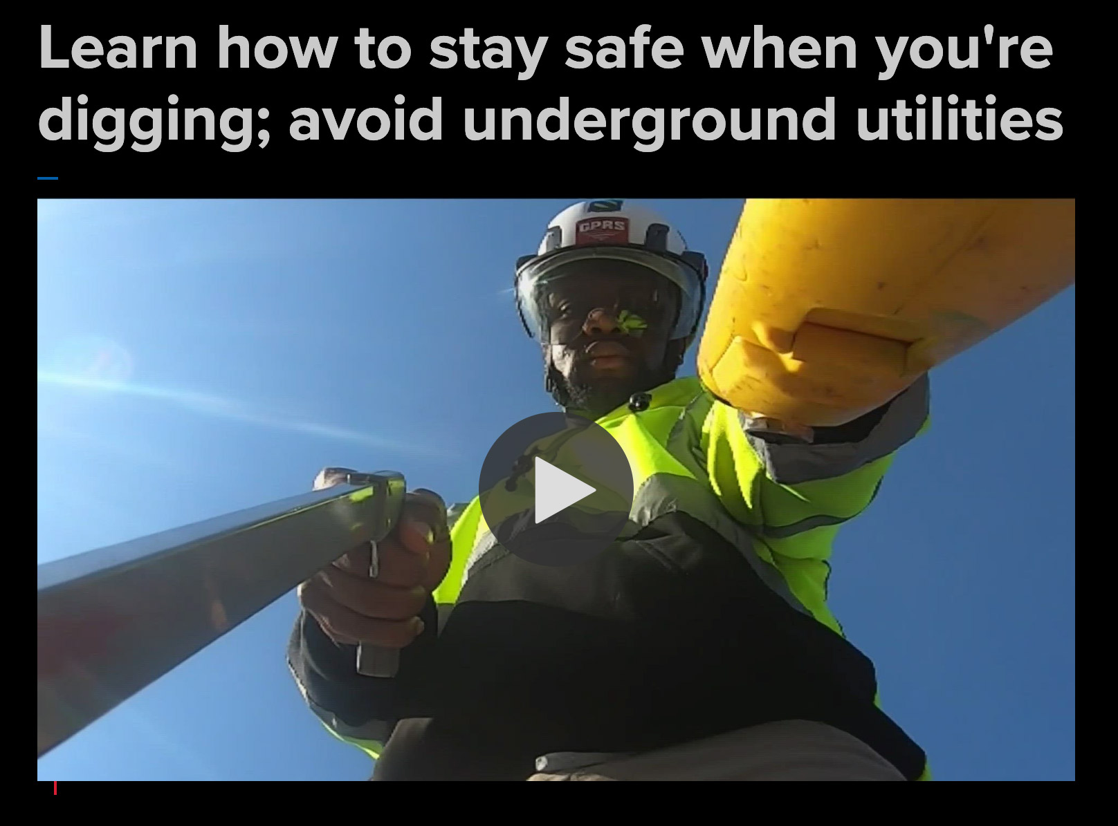 GPRS Safety Outreach Digs Deeper | GPRS