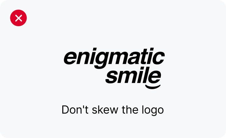 Brand guidelines - Enigmatic Smile
