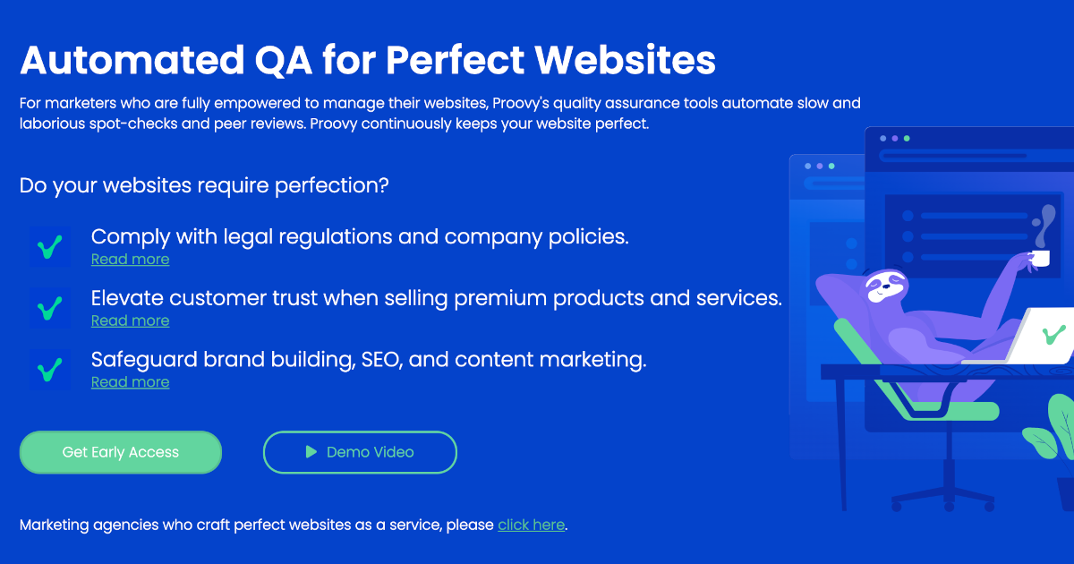 Automated Website QA: Elevate customer trust when selling premium products