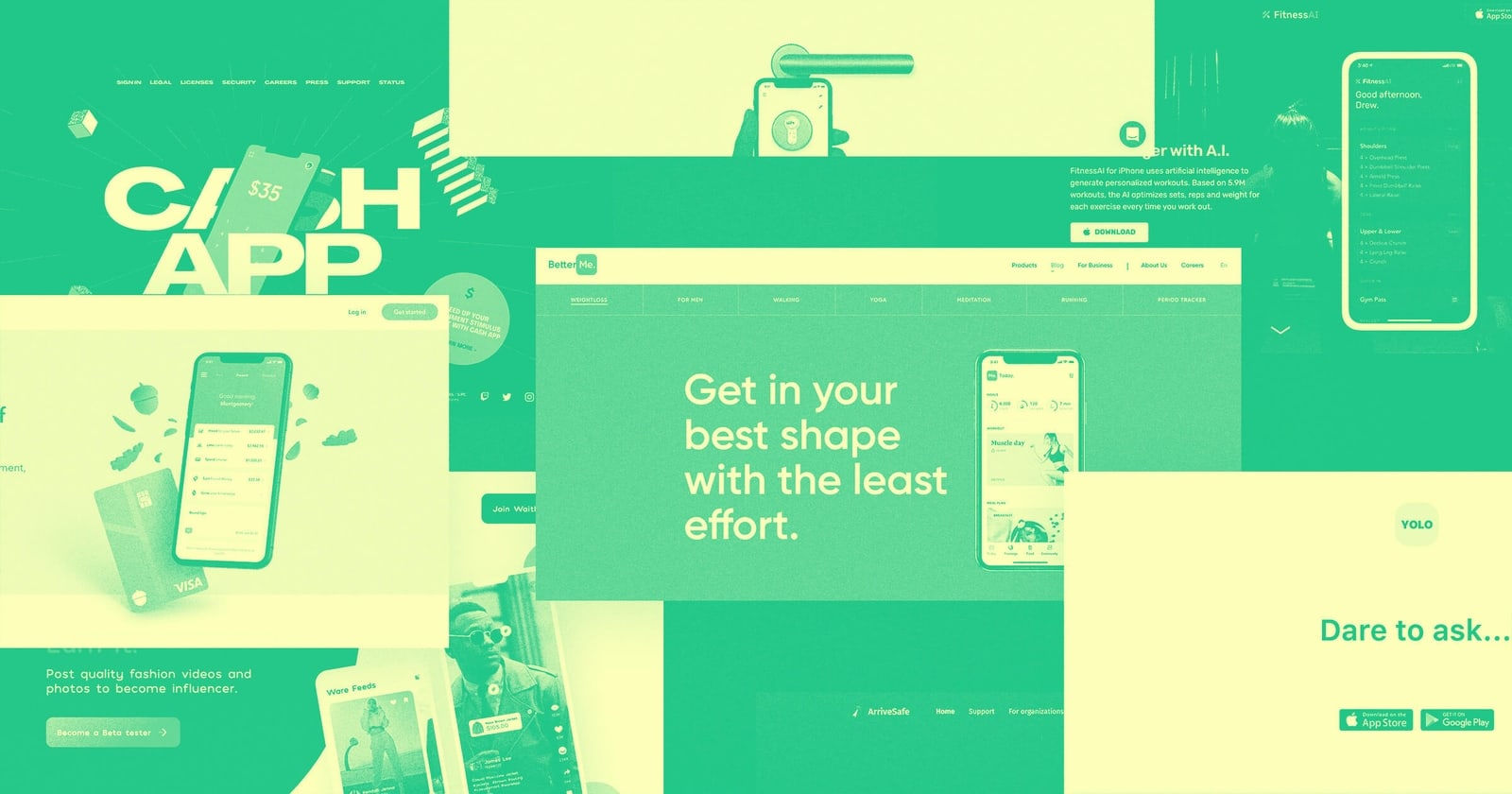 Responsive mobile app landing page designs: 15 beautiful examples ...