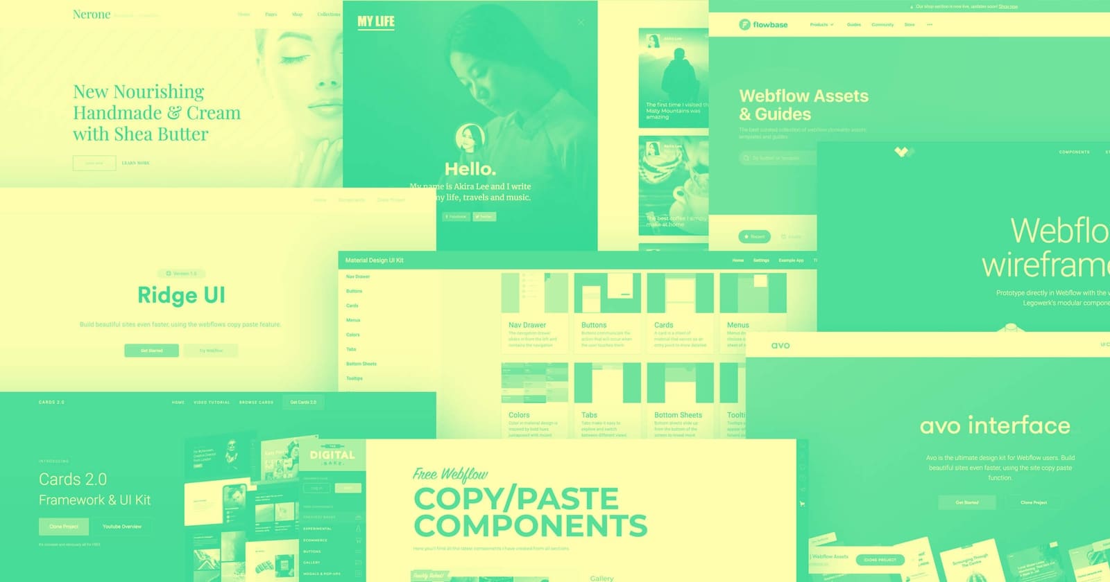 16 unique website wireframe templates and UI kits for designers ...