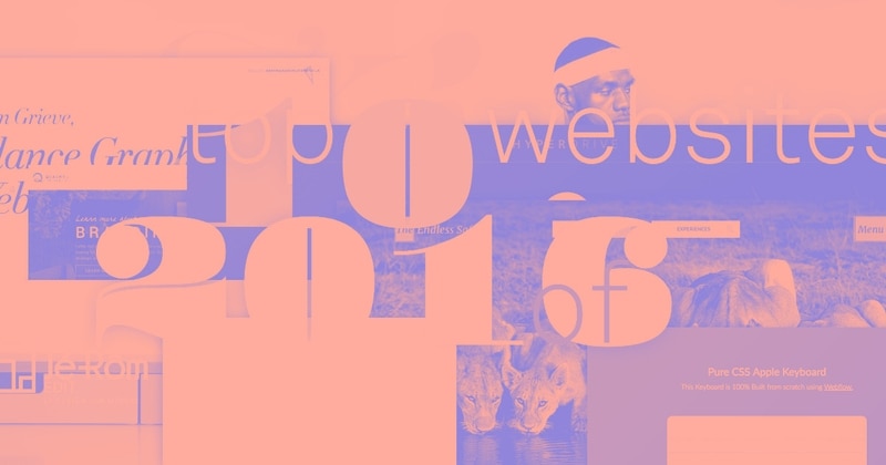 Examples of unique website layouts | Webflow Blog