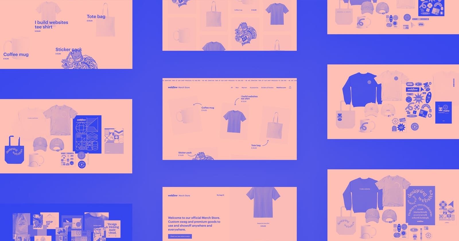 So you want to build a company merch store | Webflow Blog