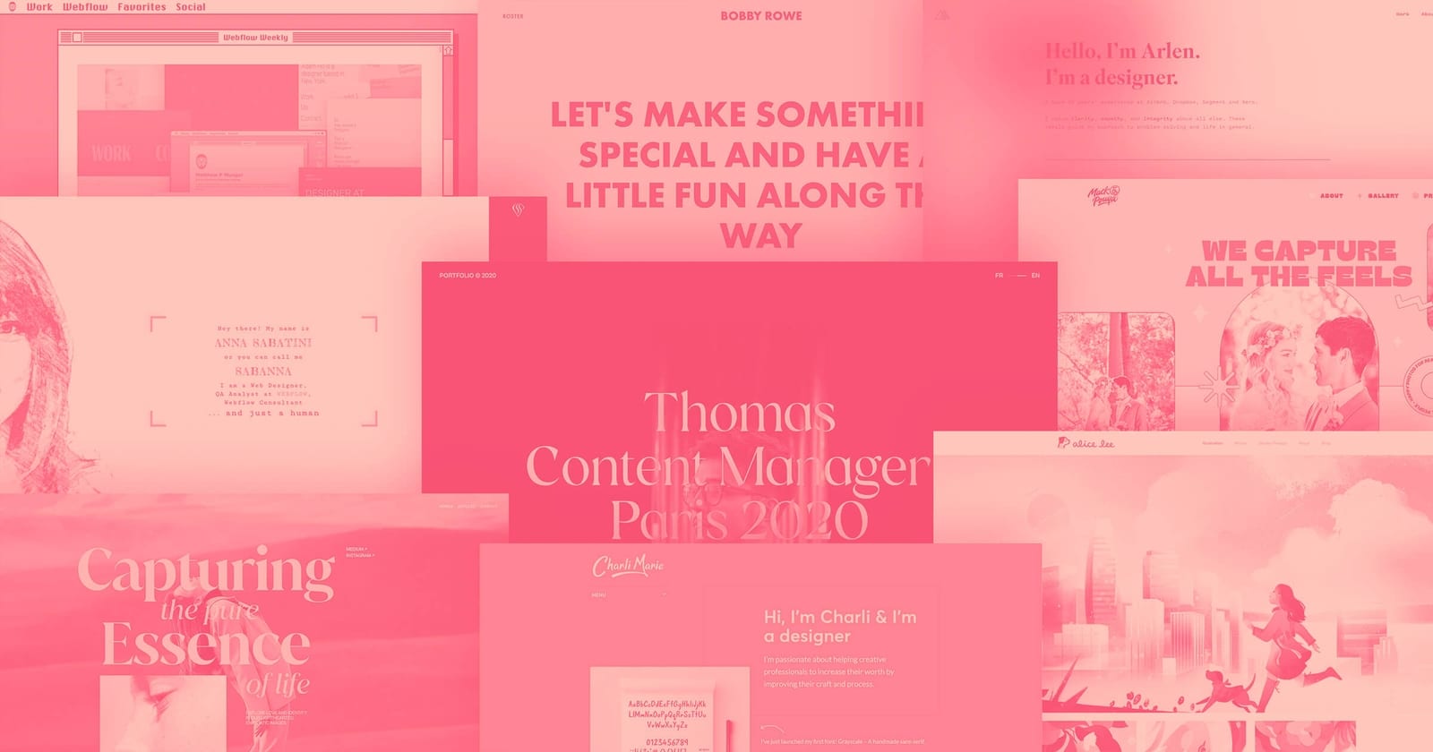 20 unique personal website examples to use in 2023 | Webflow Blog