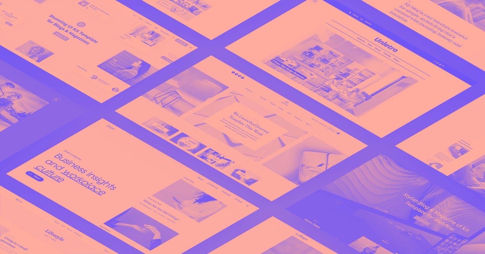 12 inspiring examples of beautiful blog layouts | Webflow Blog