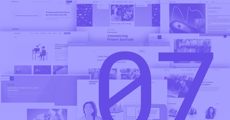 12 inspiring examples of beautiful blog layouts | Webflow Blog