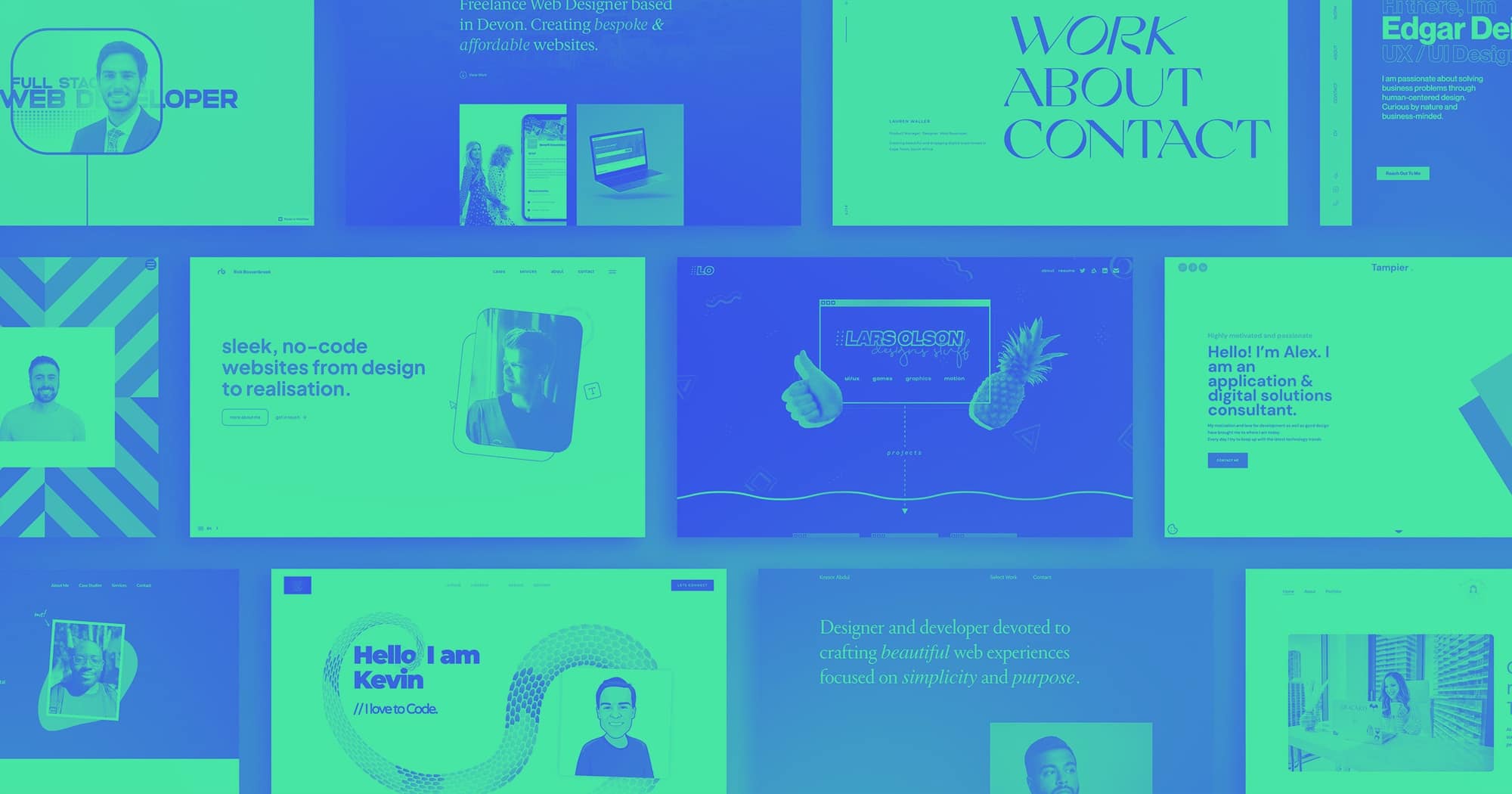 20 unique personal website examples to use in 2023 | Webflow Blog