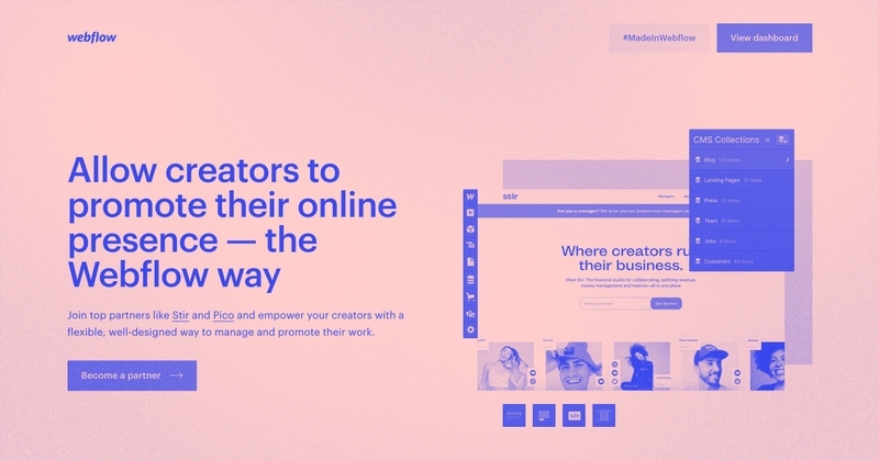 10 best Webflow templates of 2021 (so far) | Webflow Blog