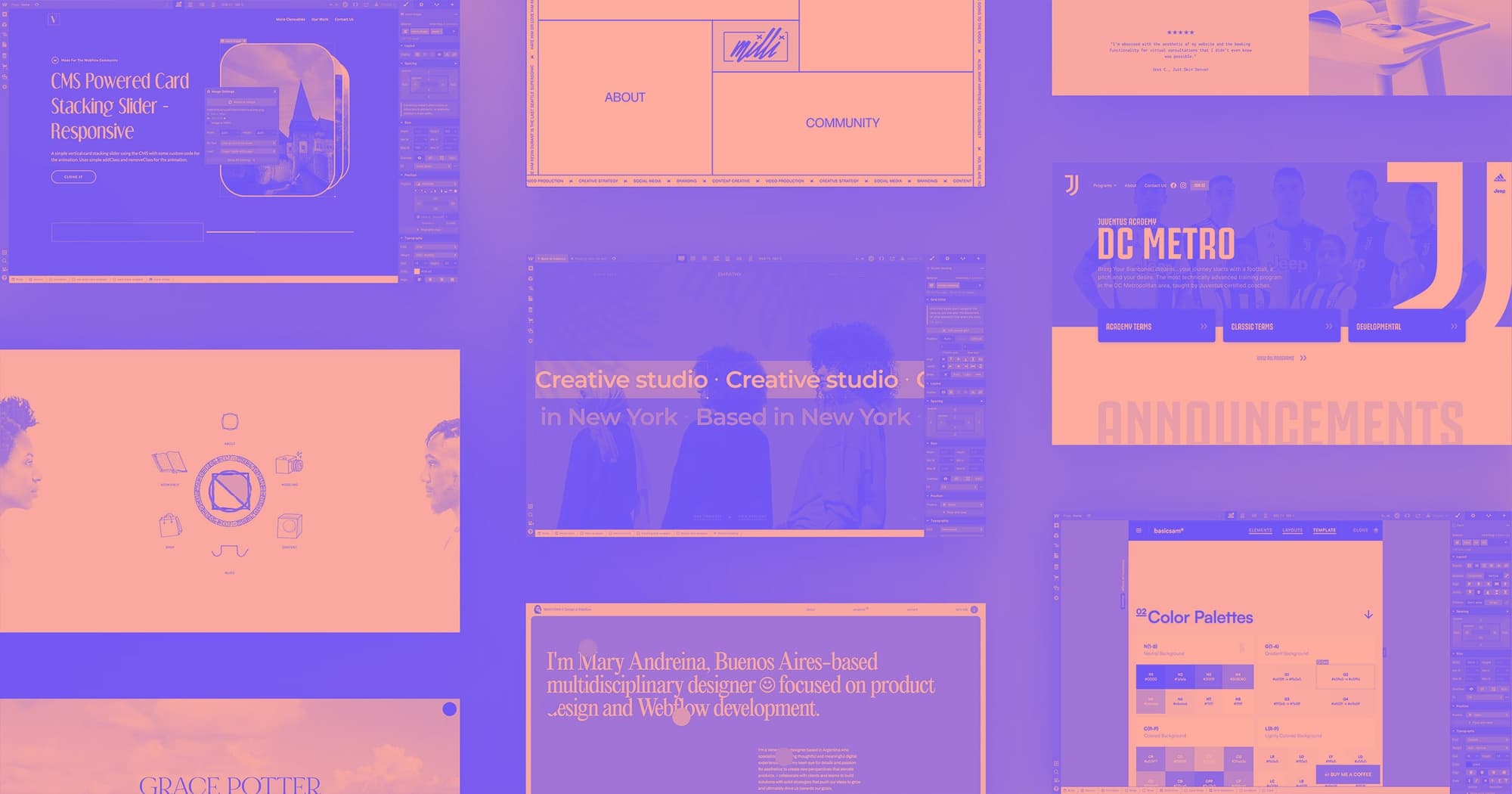 11 featured Webflow projects: February 2022 | Webflow Blog