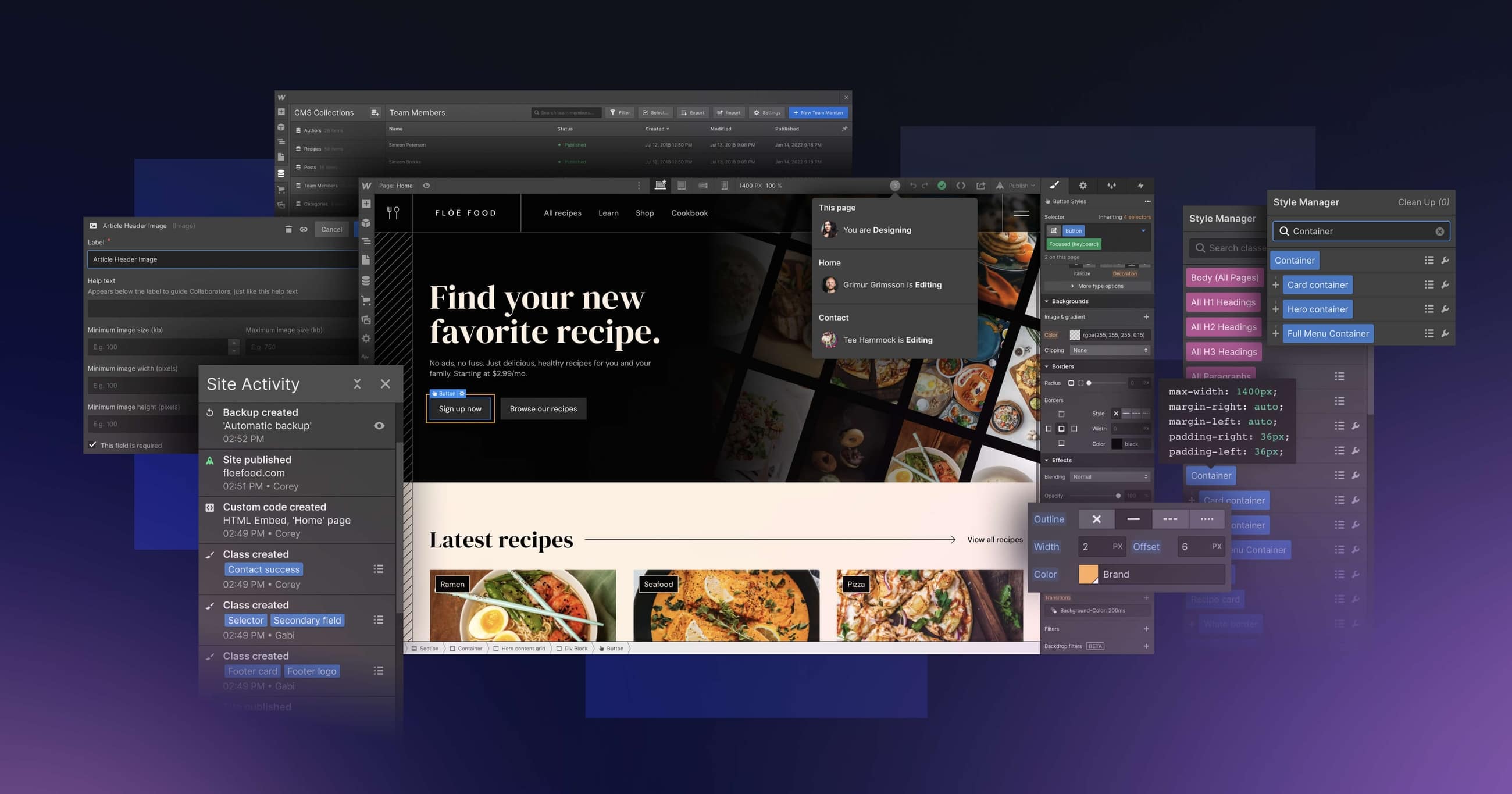 Responsive web design and development blog | Webflow