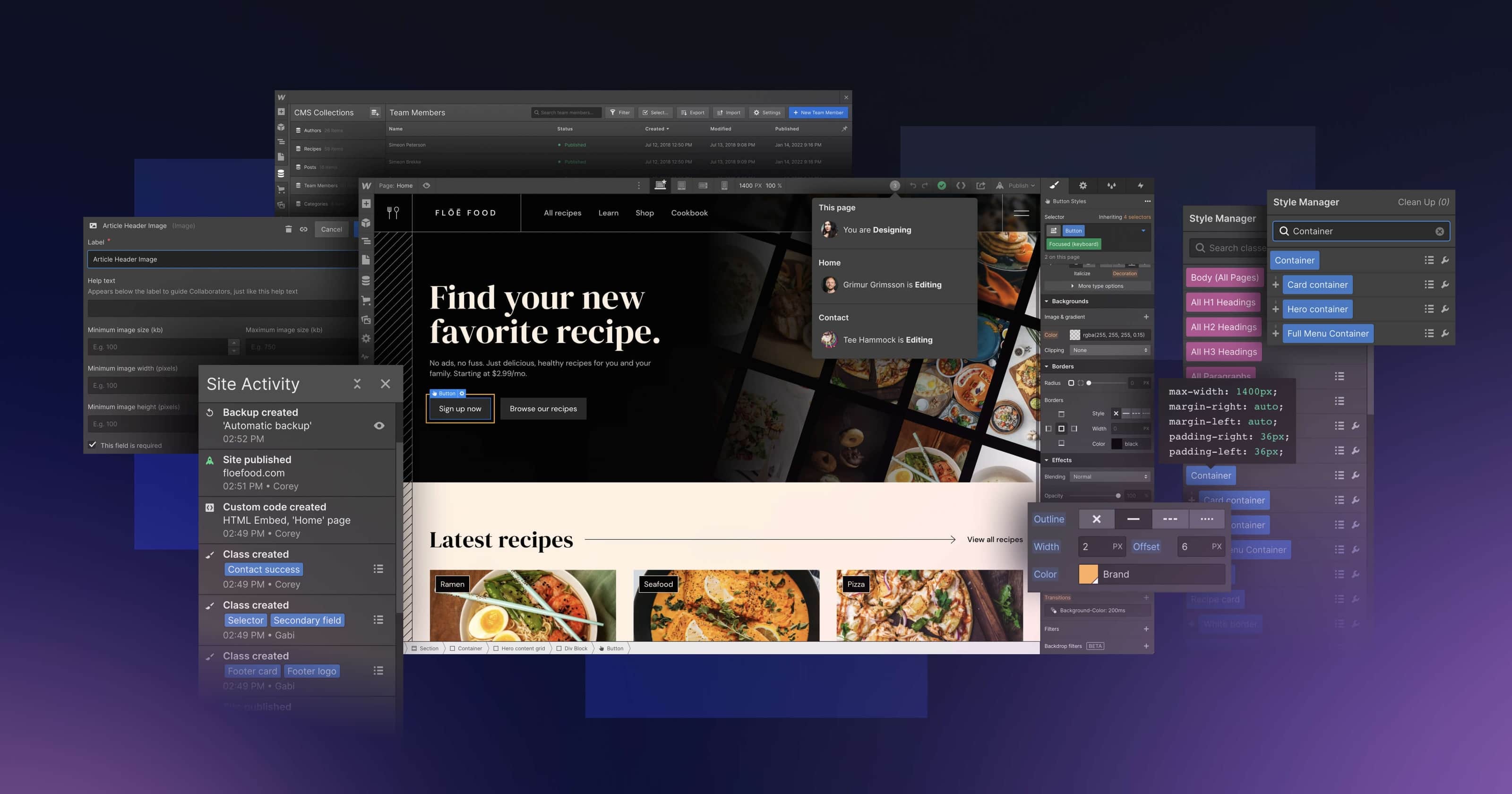 Responsive web design and development blog | Webflow