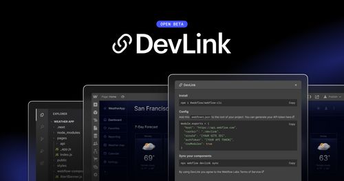 DevLink is now in open beta — for everyone | Webflow Blog