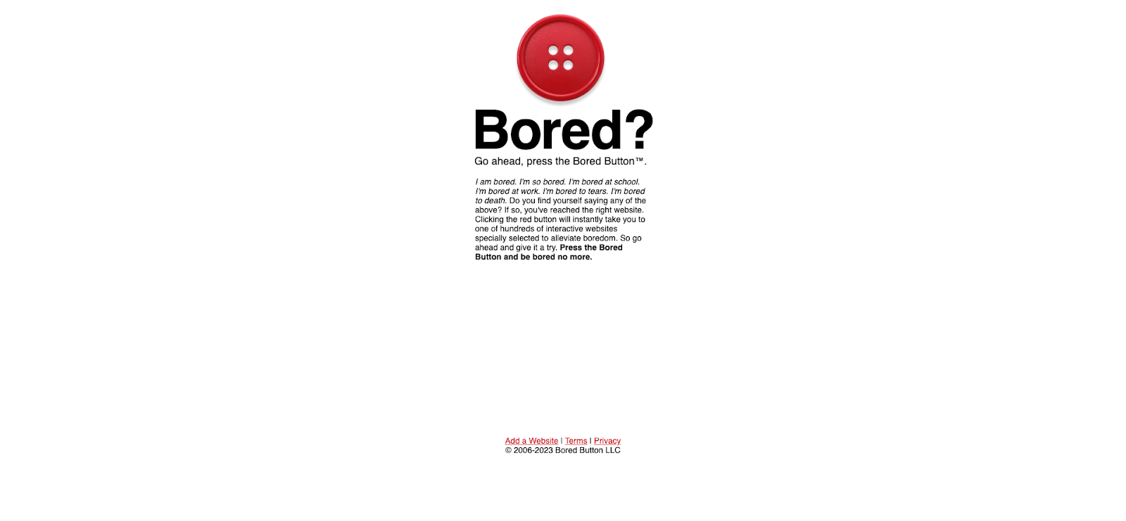 20 best useless websites to visit when bored | Webflow Blog