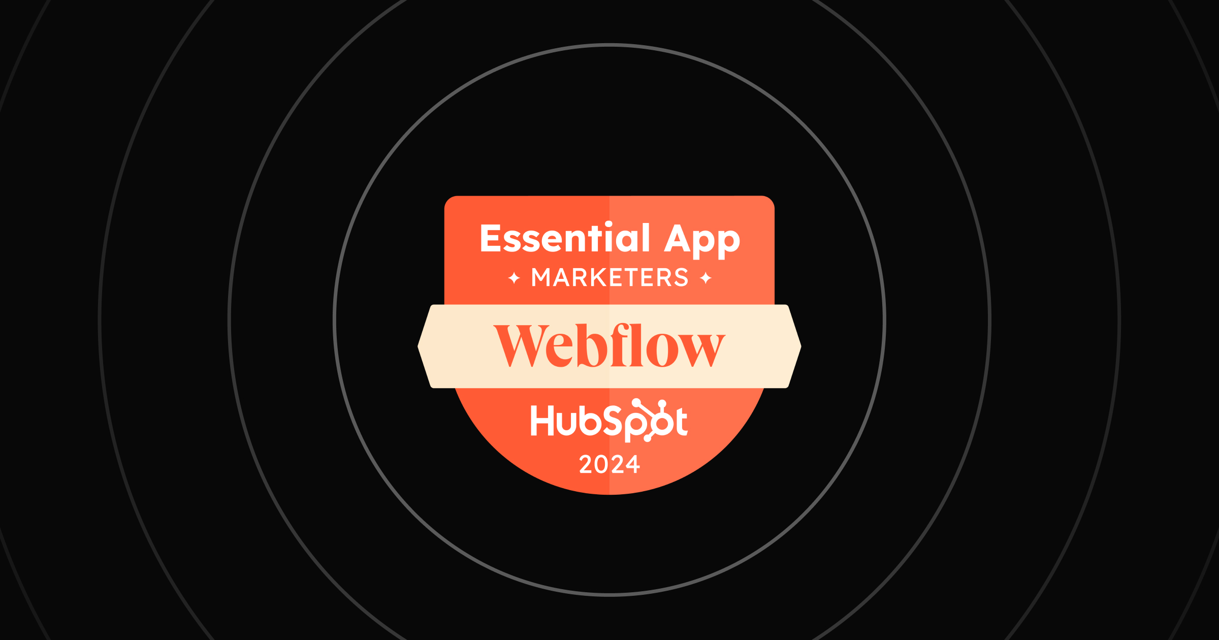 Webflow named HubSpot's top marketing app in 2024 | Webflow Blog