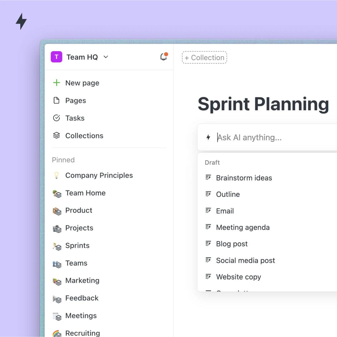 Saga - AI workspace for your notes, docs, and tasks