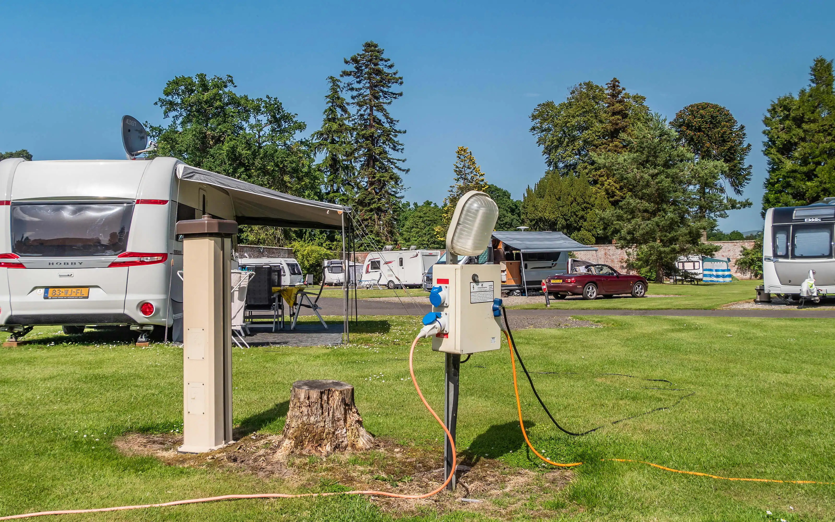 Caravanning | Blair Drummond Caravan Park and Shepherd Huts