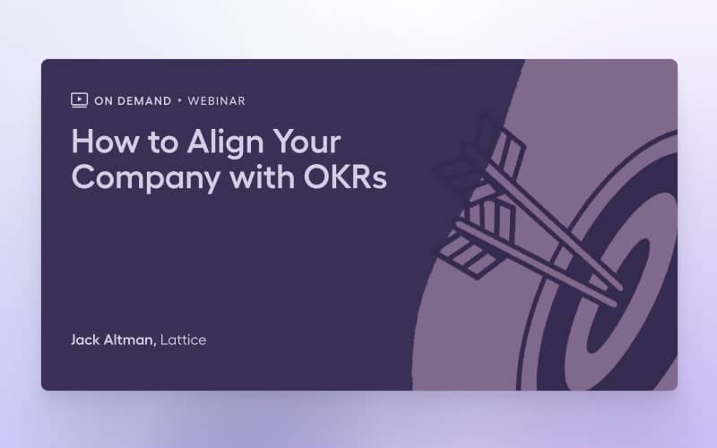 Employee OKR Software | Lattice
