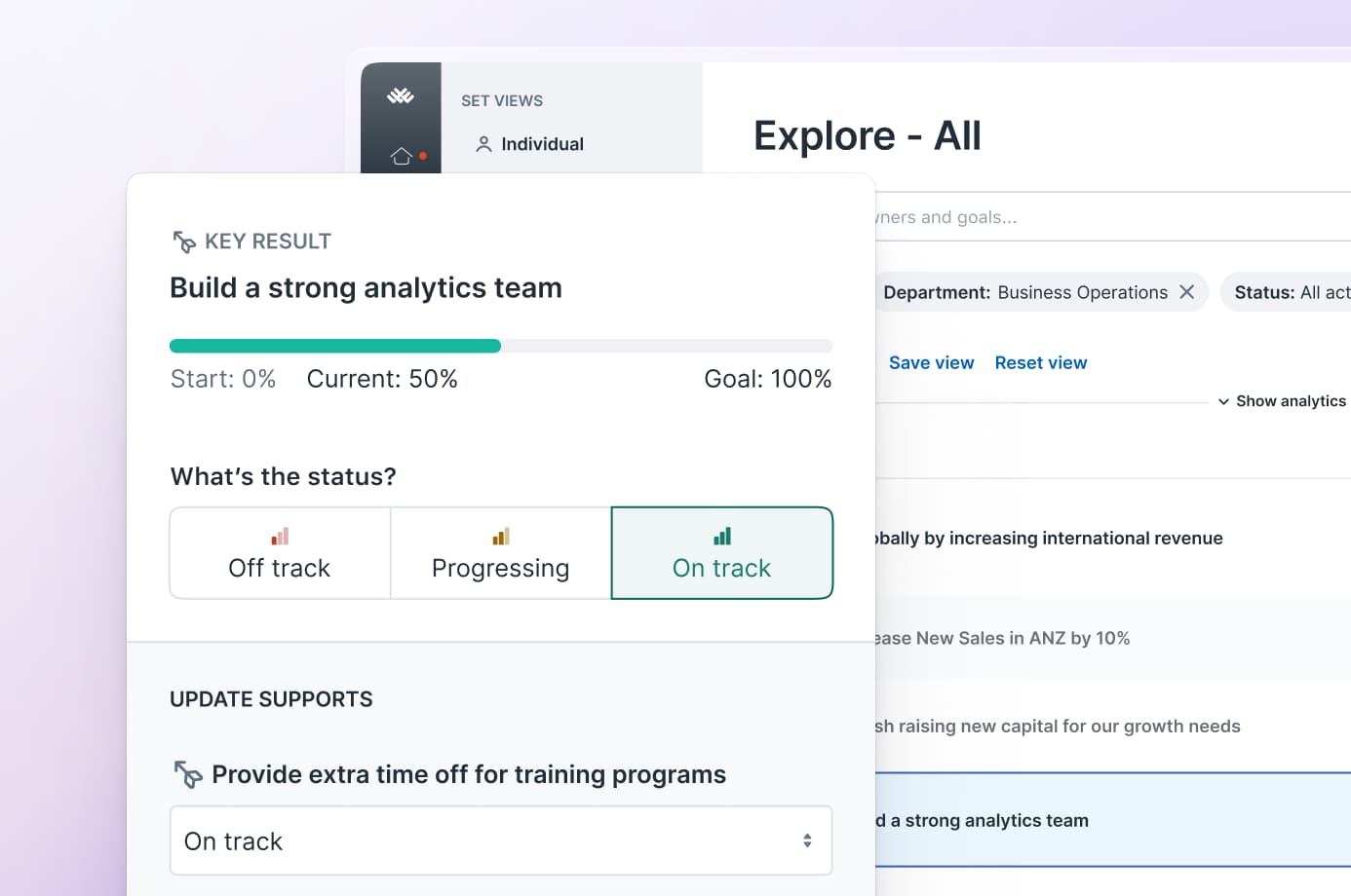 Employee Goals Software | Lattice