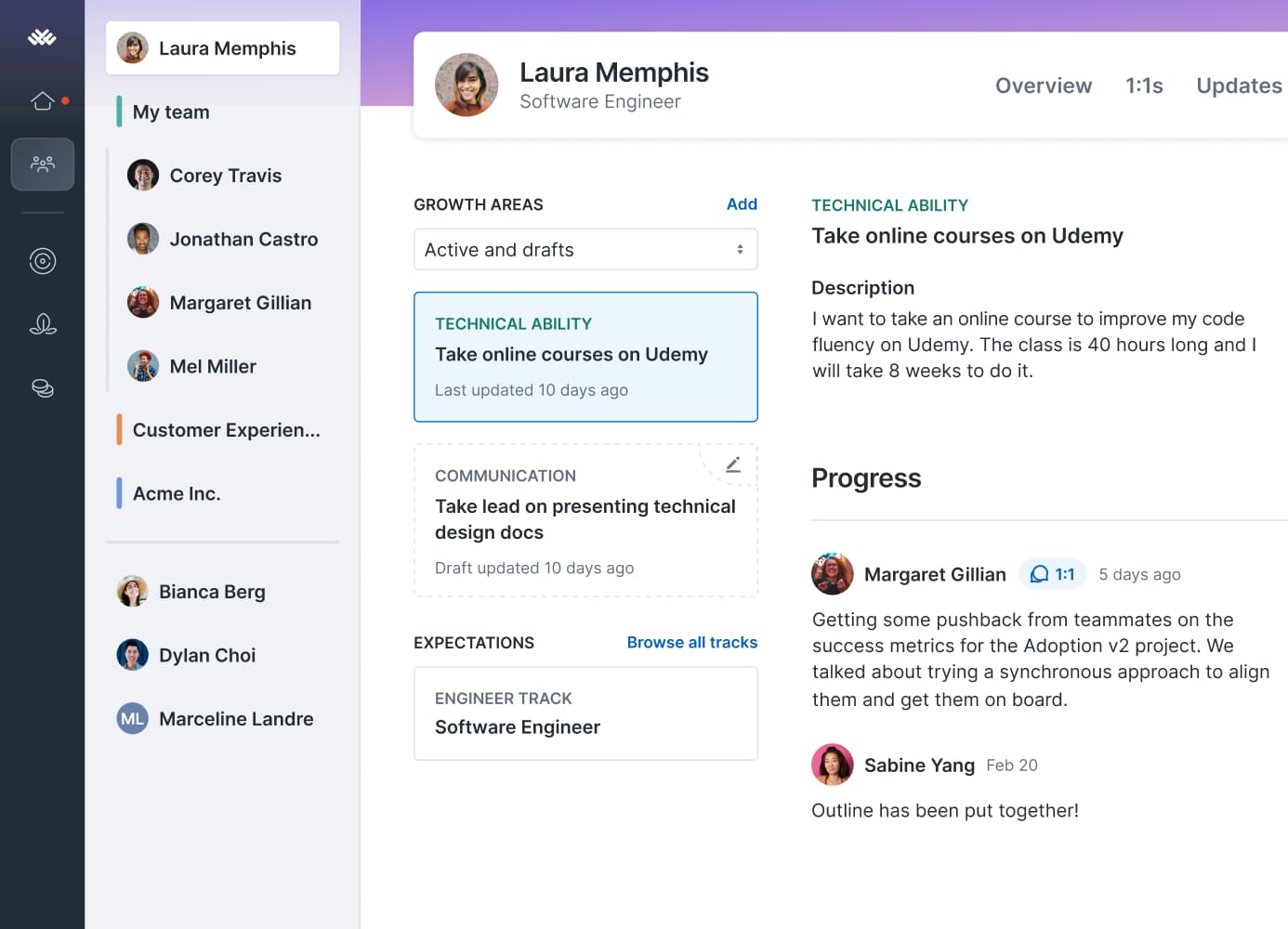 Grow | Employee Development Software | Lattice