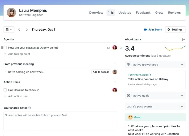 Grow | Employee Development Software | Lattice