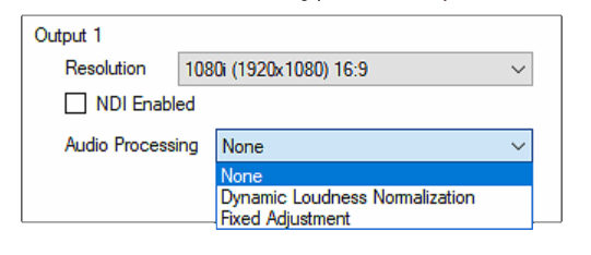 Cablecast Feature - Dynamic Audio Normalization