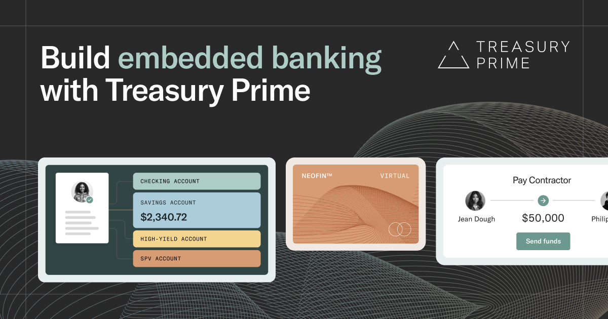 Treasury Prime | The Bank Direct Embedded Banking Platform