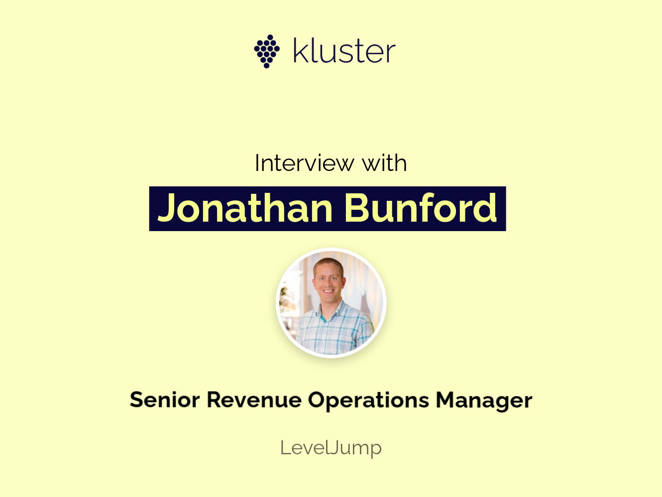 Interview with Jonathan Bunford, Director of Sales Operations, Ada