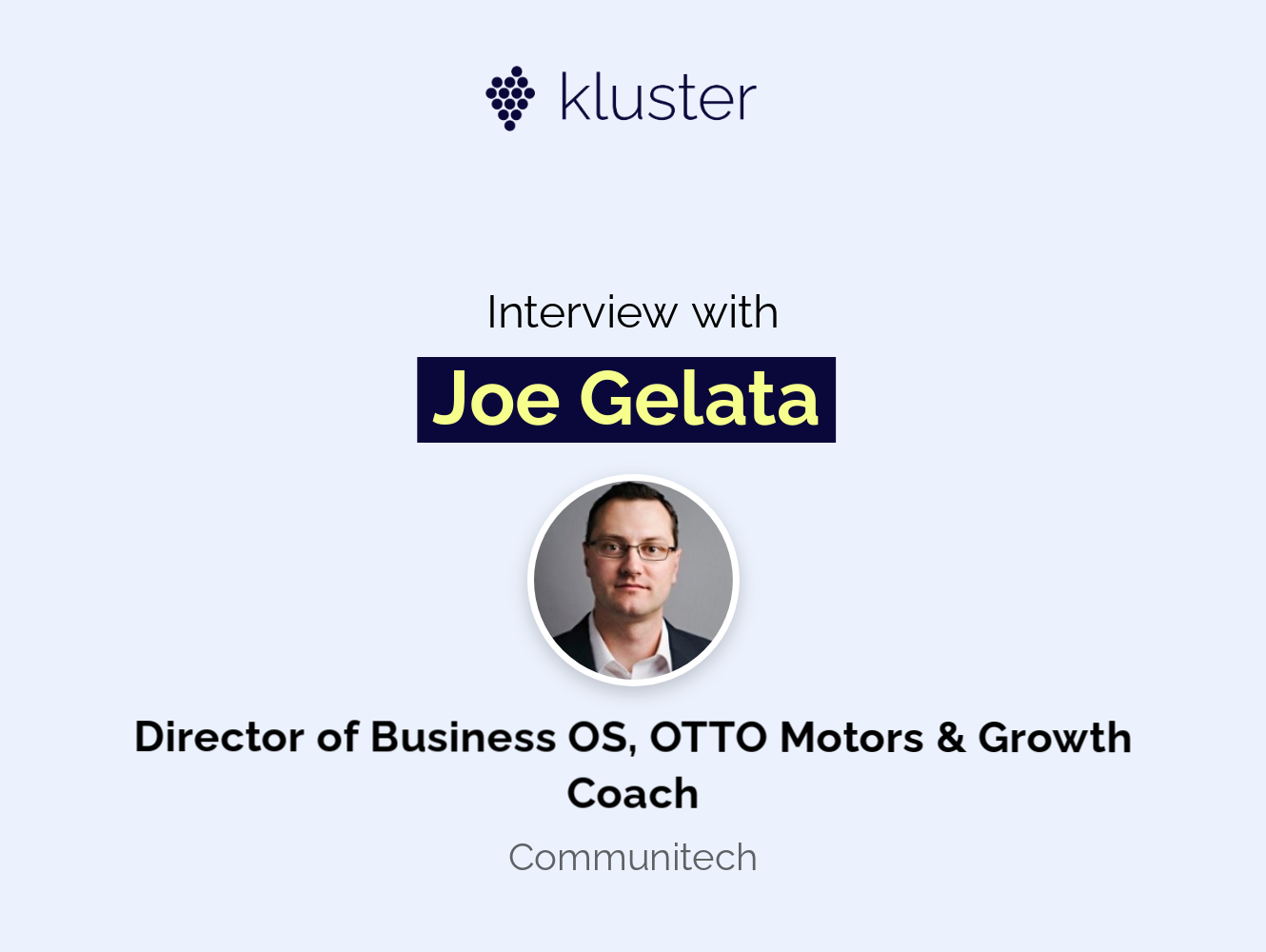 Revenue Operations Interview: Joe Gelata at Communitech