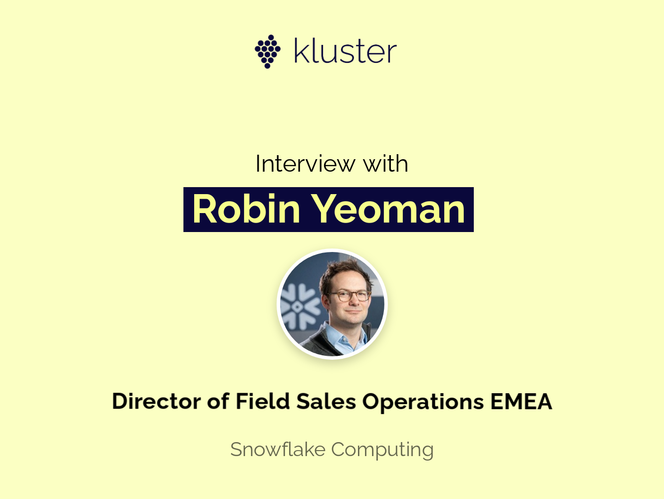 Revenue Operations Interview: Robin Yeoman