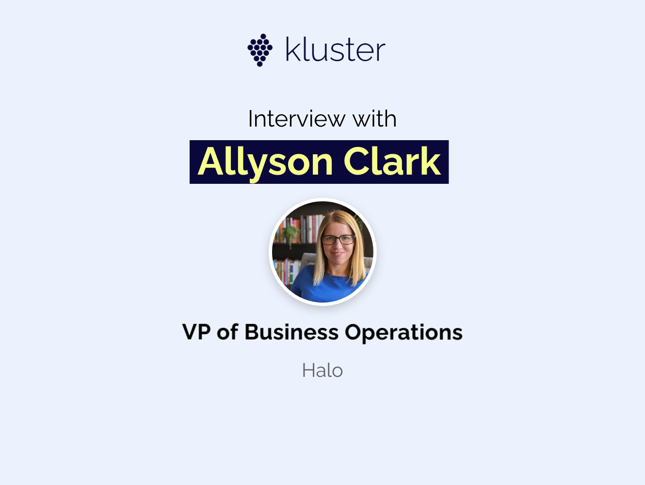 Allyson Clark Revenue Operations Interview