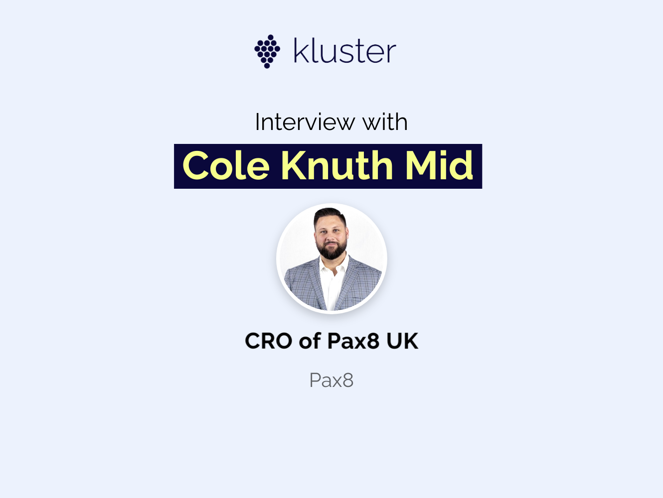 Cole Knuth Interview: Overview of Revenue Strategy