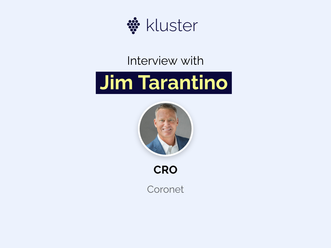 Jim Tarantino Revenue Operations Interview: Sales Leadership