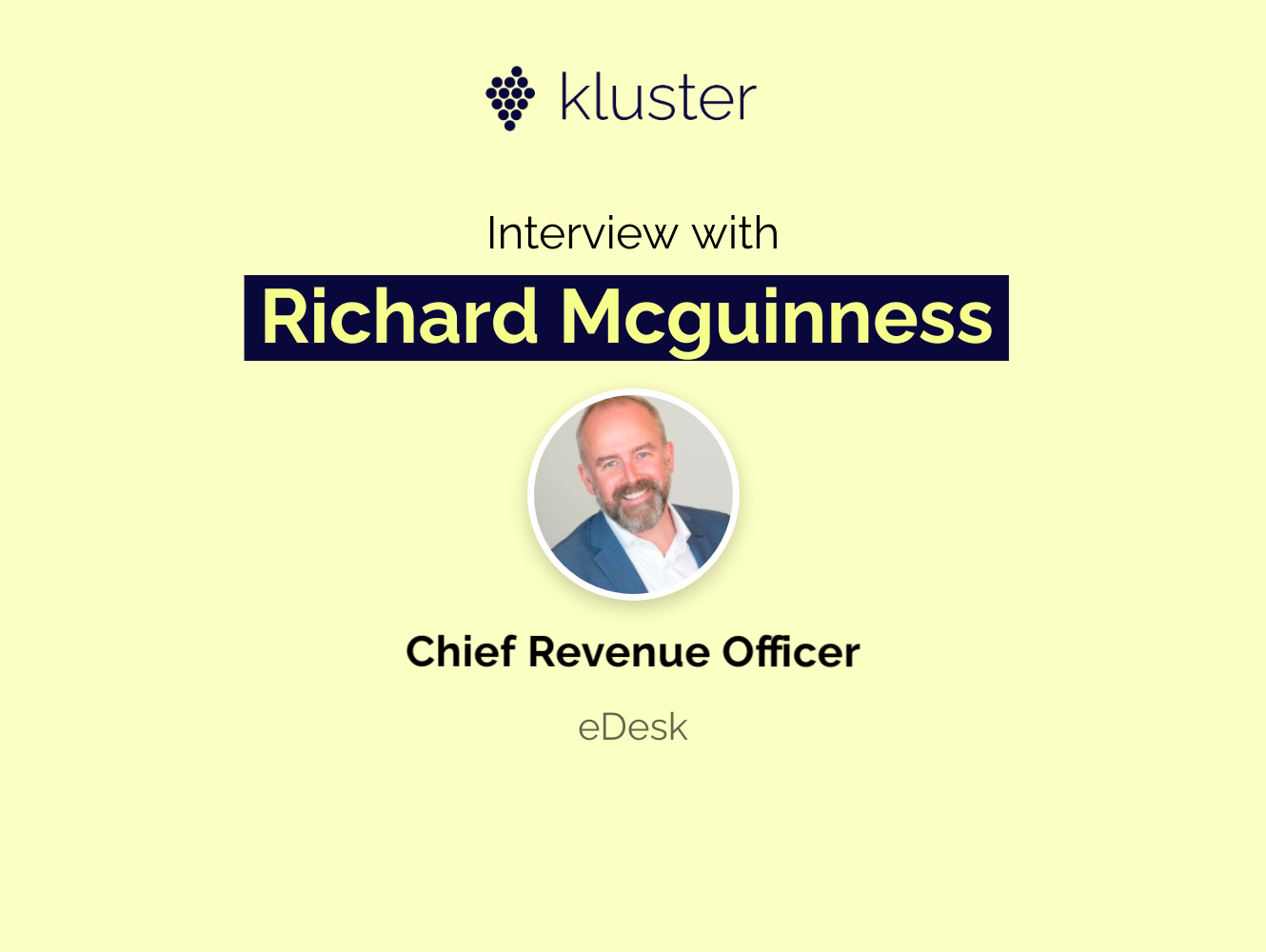 Richard McGuinness Revenue Interview: Optimistic Approach