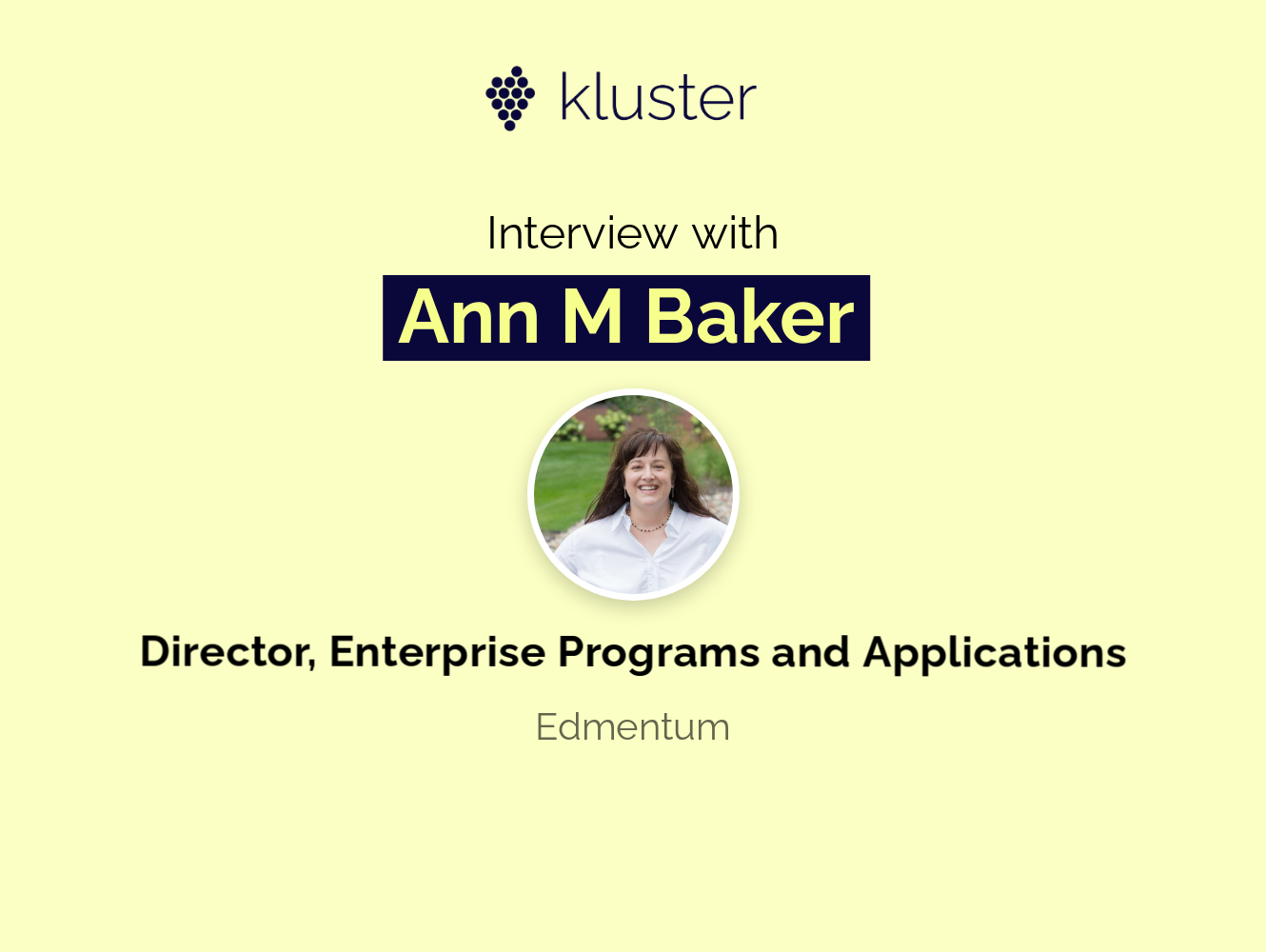 Revenue Operations: Ann Baker of Edmentum