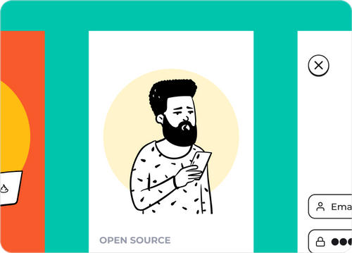 Contra Stylish Wireframe Kit