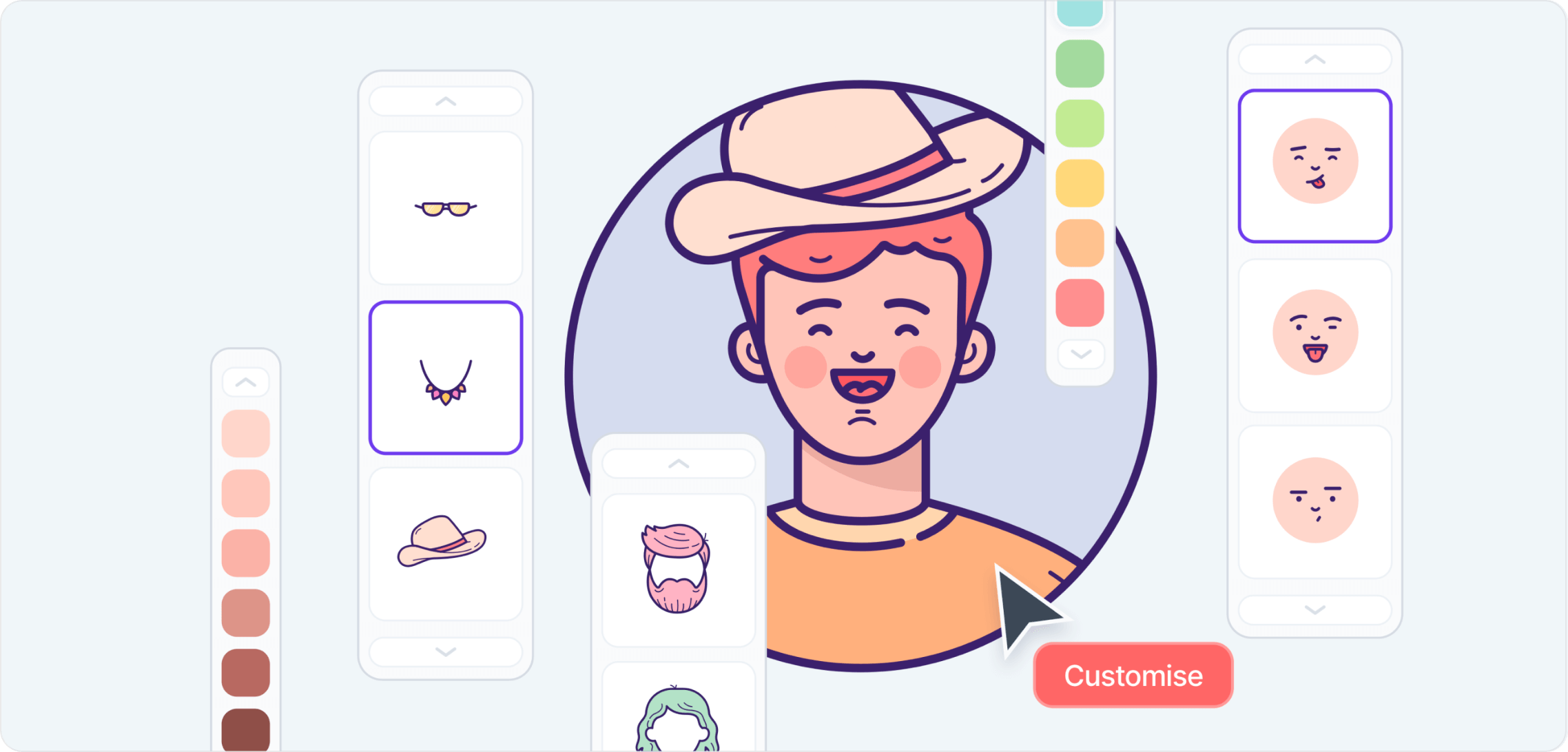 Free Figma 2D Avatar Constructor