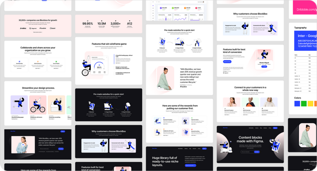 Blockbox Free Figma Website Build Kit