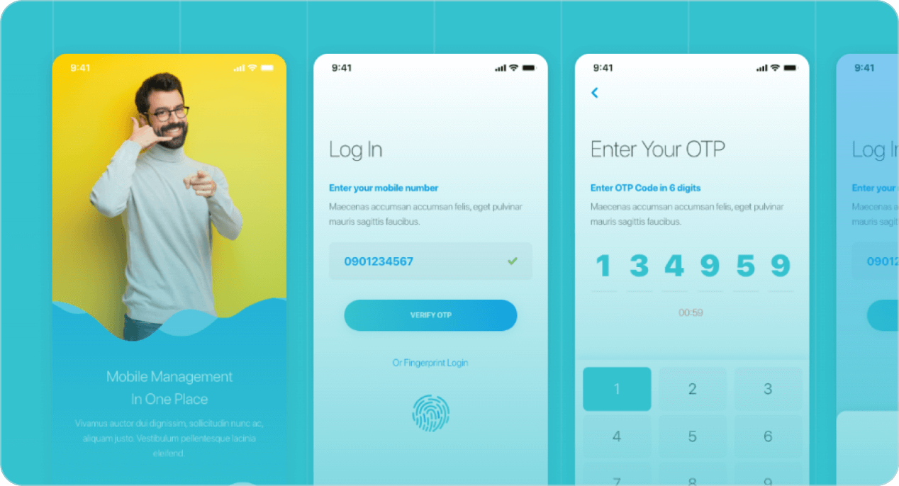 Mobile Account Management UI Kit