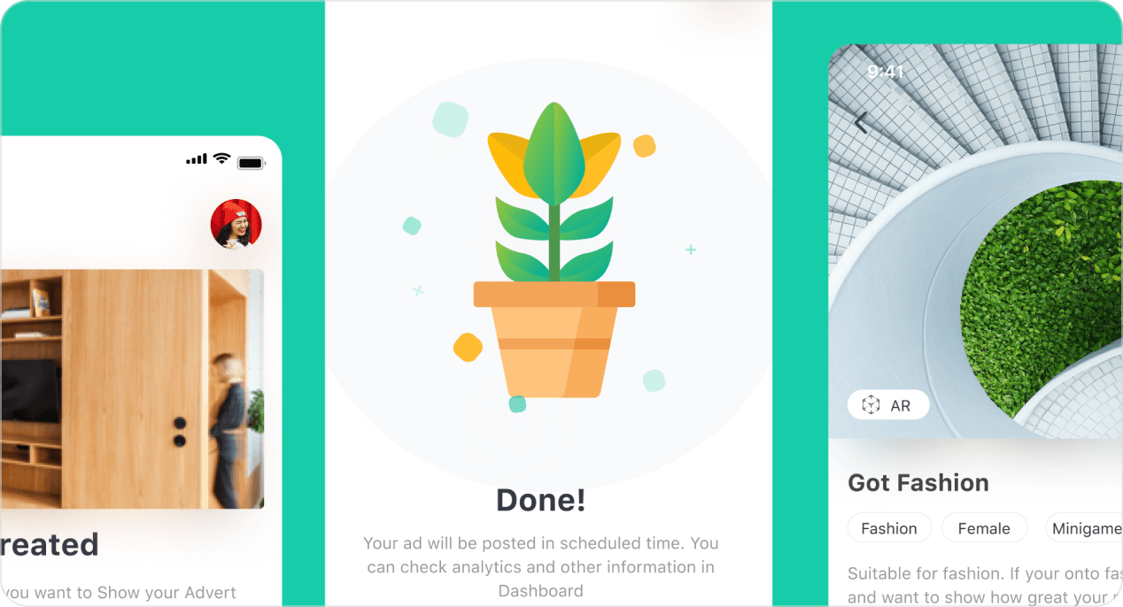 Adboards Minimal Mobile UI Kit