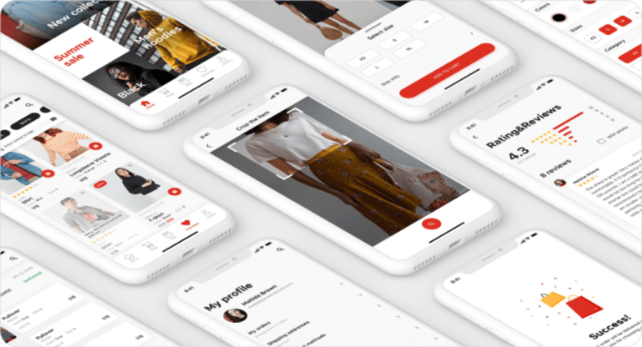 Figma Fashion Shopping Template