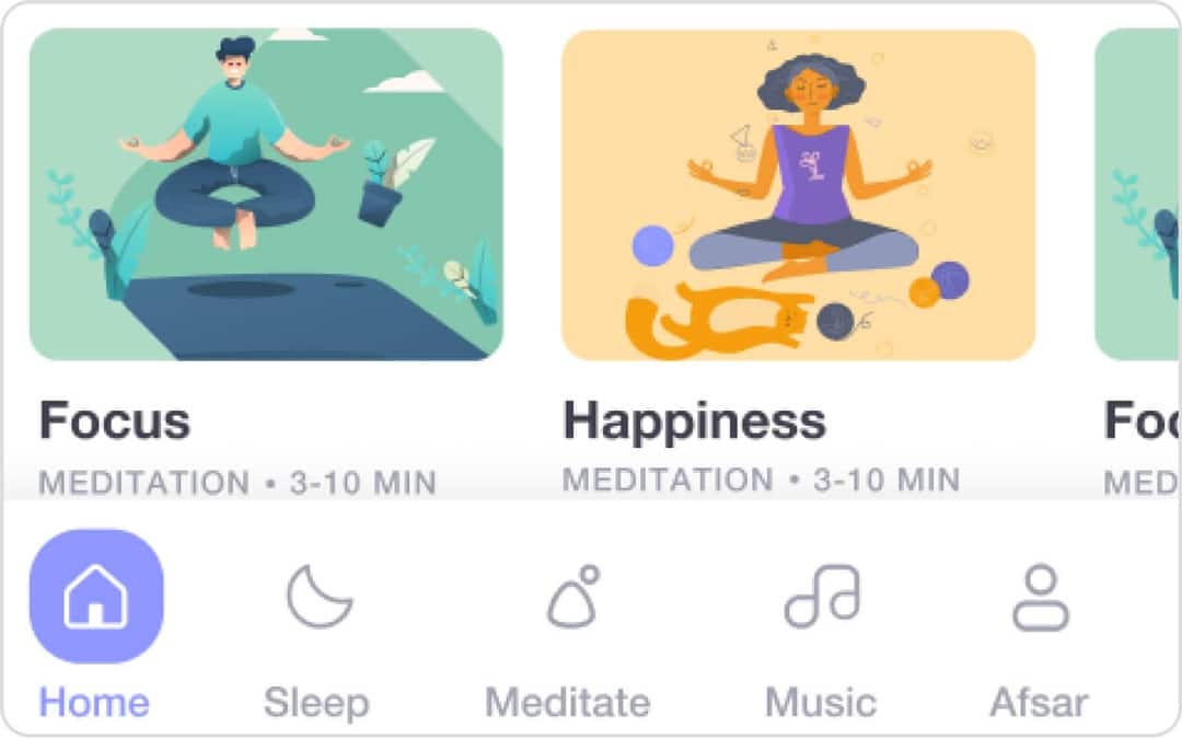Meditation App UI