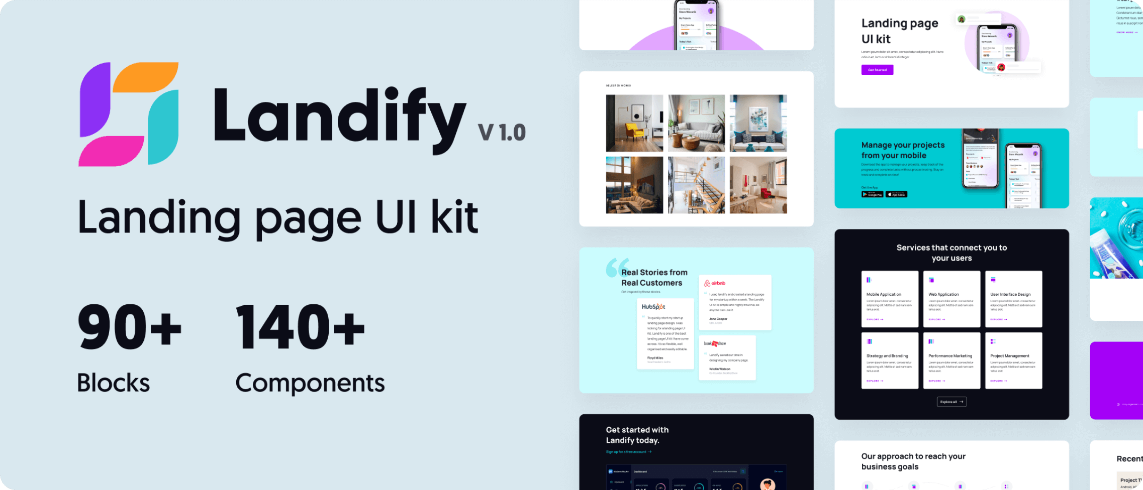 Landify Landing Page UI Kit