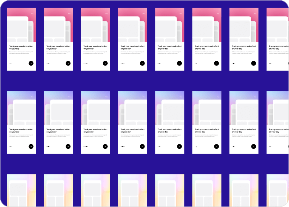 500 Onboarding Screens