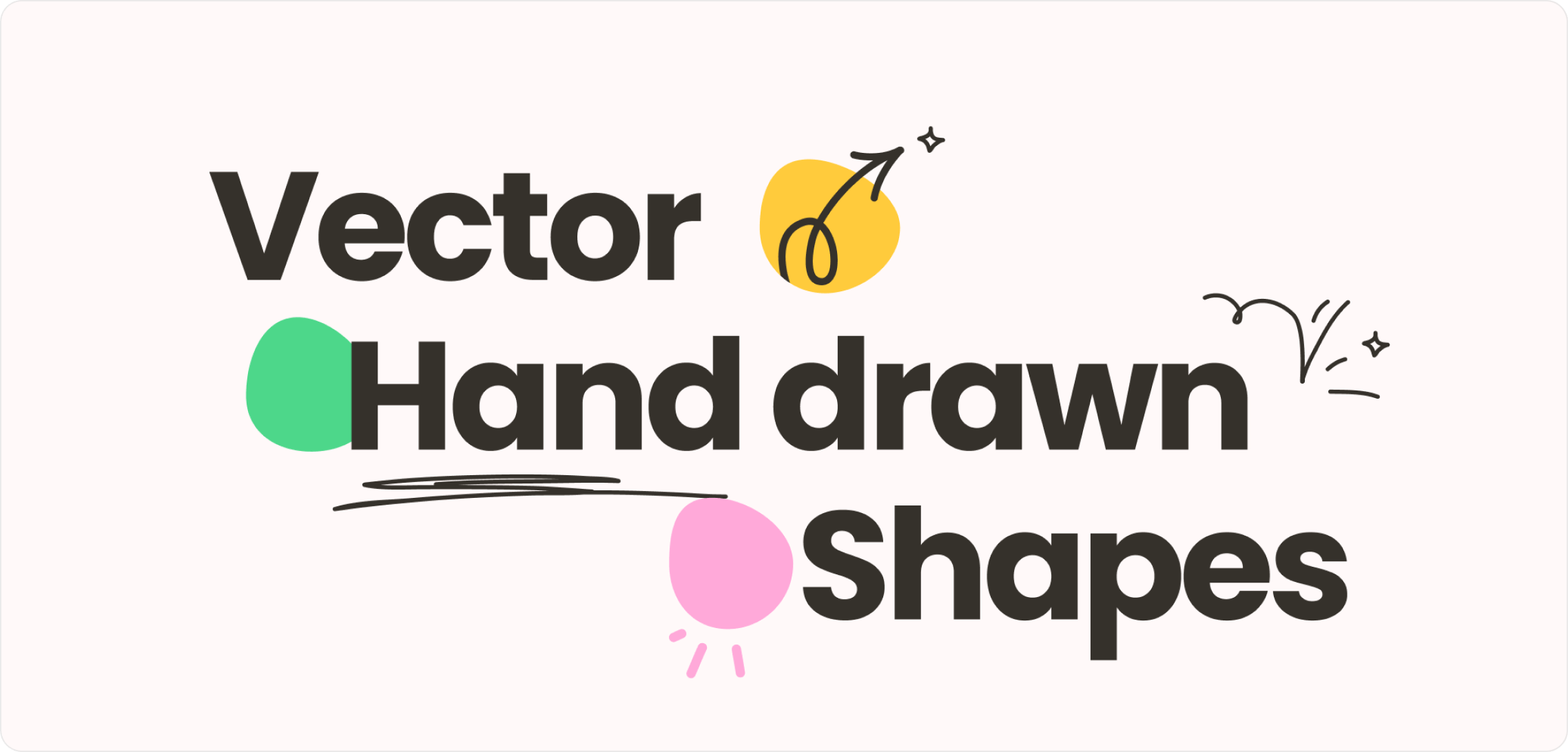 Vector Hand Drawn Shapes