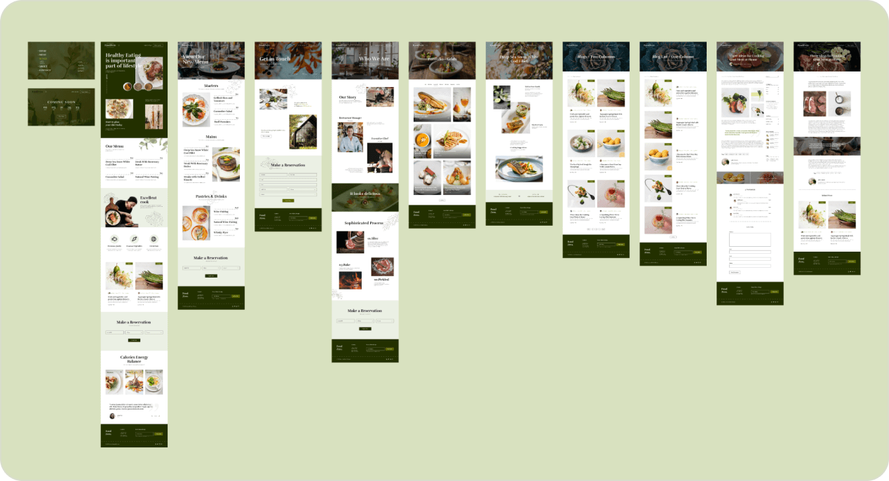 Premium Restaurant UI