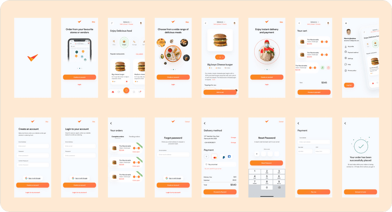 Food App UI Kit V2