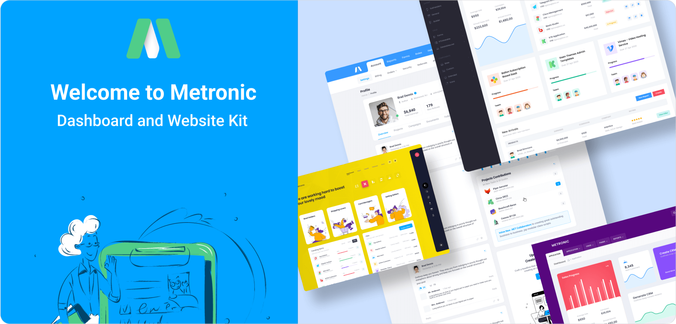 Metronic Dashboard Ecosystem
