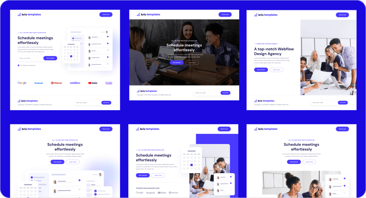 Business Hero Sections