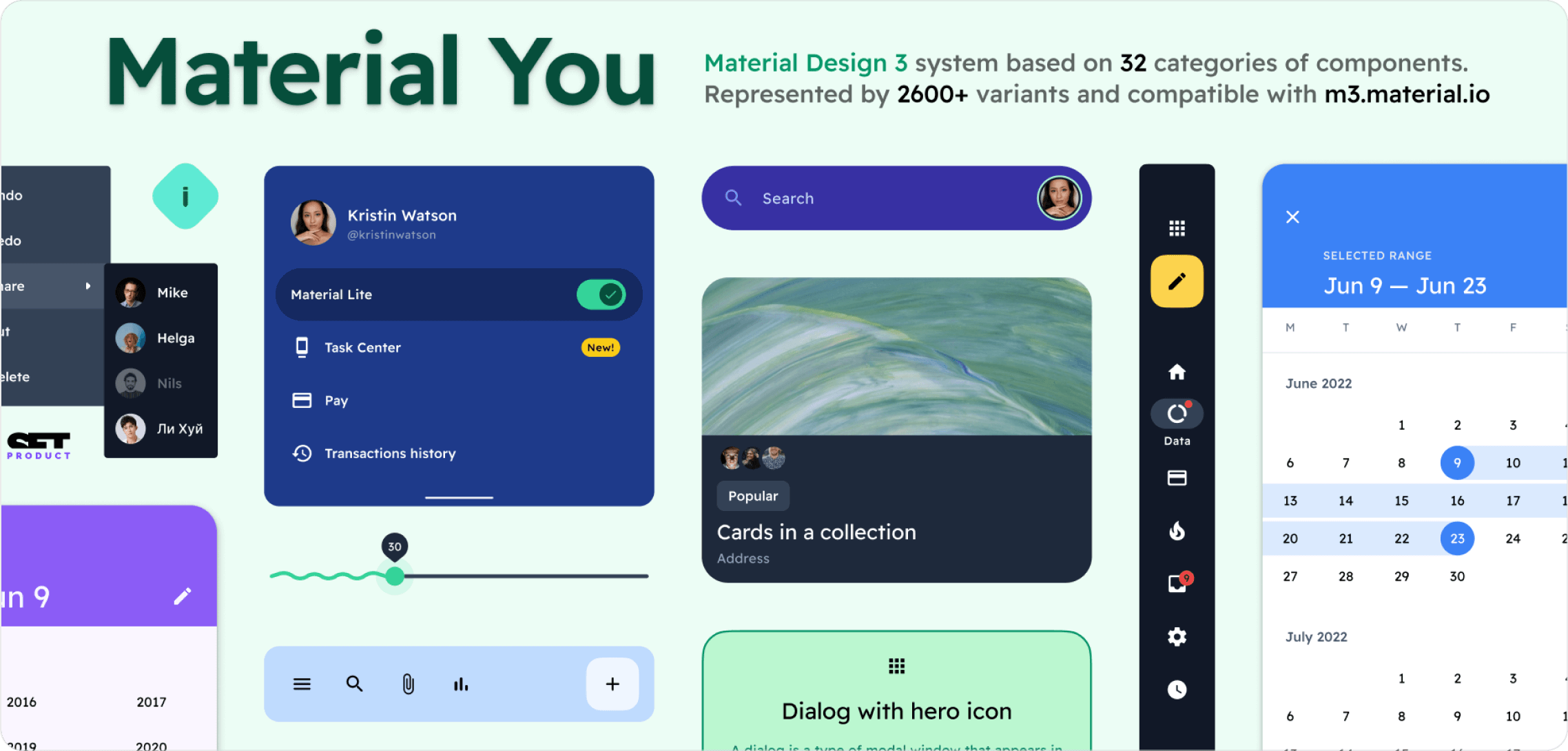 Material Design UI Kit